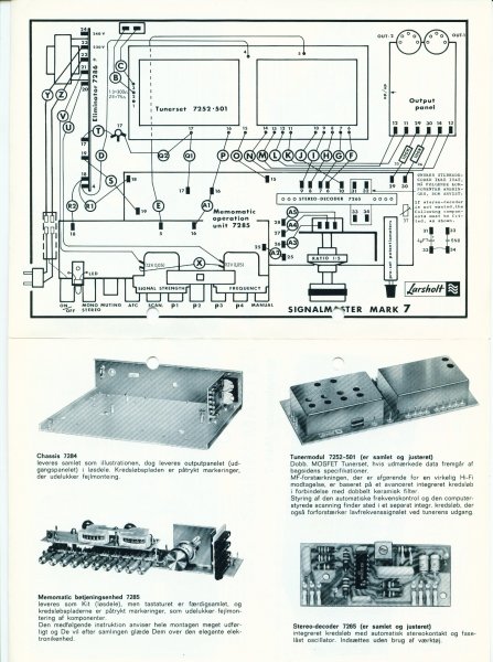 Brugtgrej - Haster: Larsholt Mark 7 FM tuner oplysninger søges